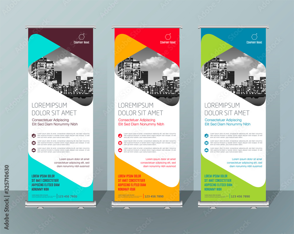 Banner Design Signboard Advertising Brochure Flyer Template Vector X ...