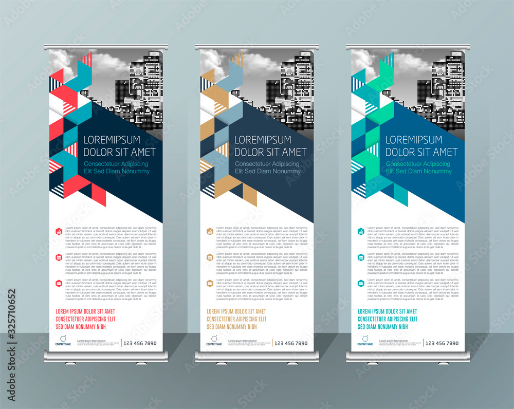 Banner Design Signboard Advertising Brochure Flyer Template Vector X ...