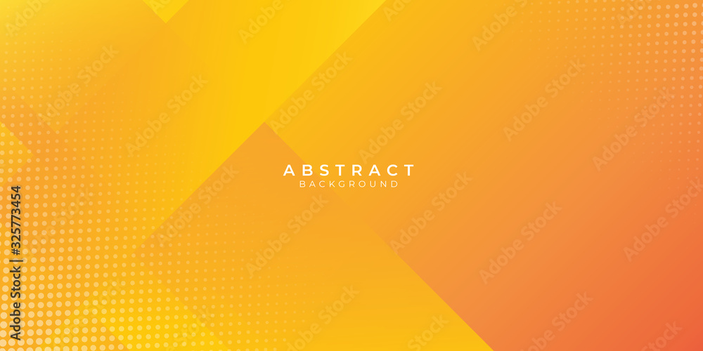 Abstract orange gradient geometric shape background with dynamic box ...