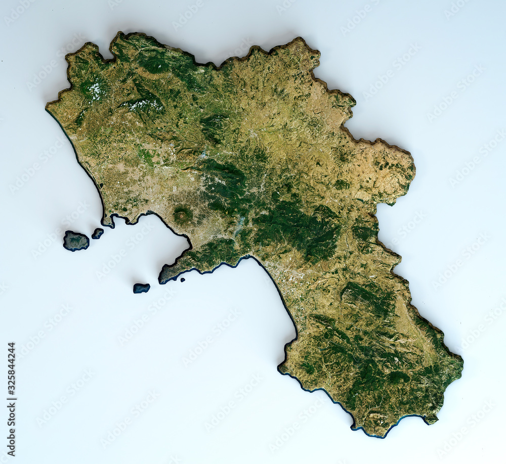 Physical Map Of Italy Mountains