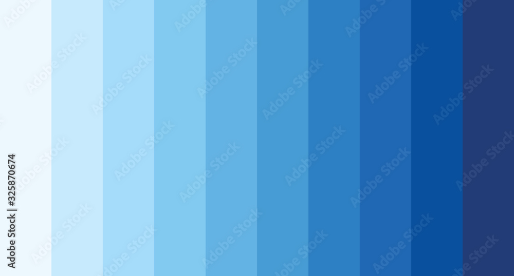 Blue color palette vector illustration Stock Vector | Adobe Stock