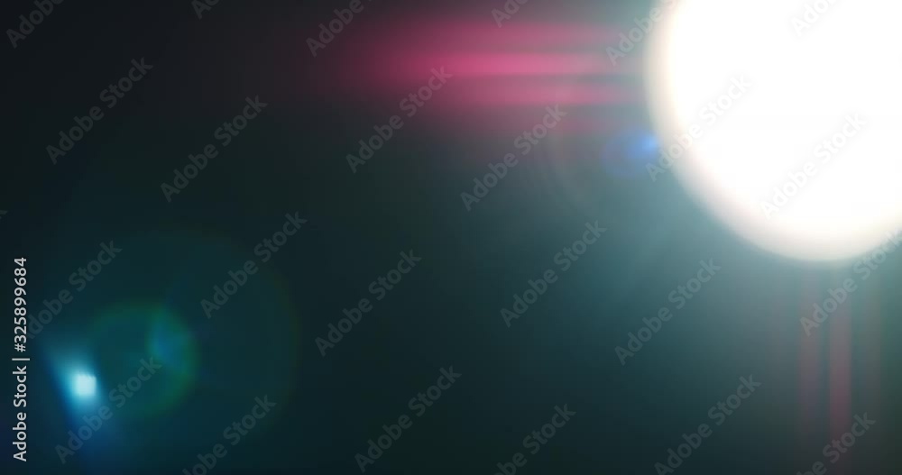 Light Leak Master Prime 50mm Lens Flares for Film and Movie. Bright ...