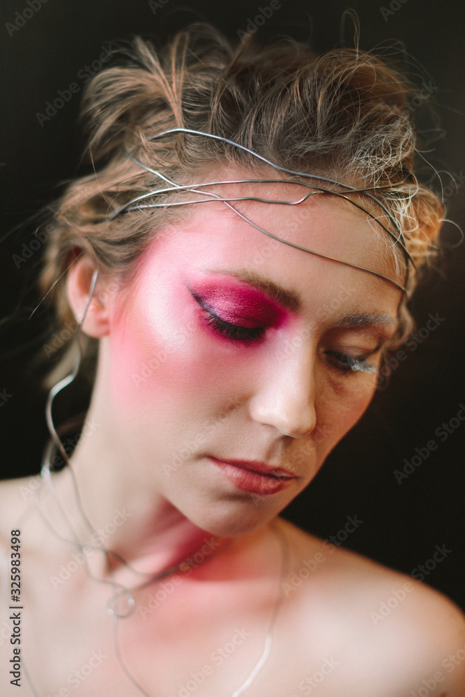 Comparison. Portrait of beautiful woman, aging and youth concept ...