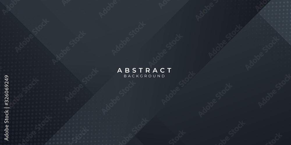 Modern black abstract presentation background. Vector illustration ...