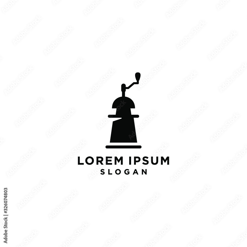 coffee roaster logo design icon vector Template Stock Vector | Adobe Stock