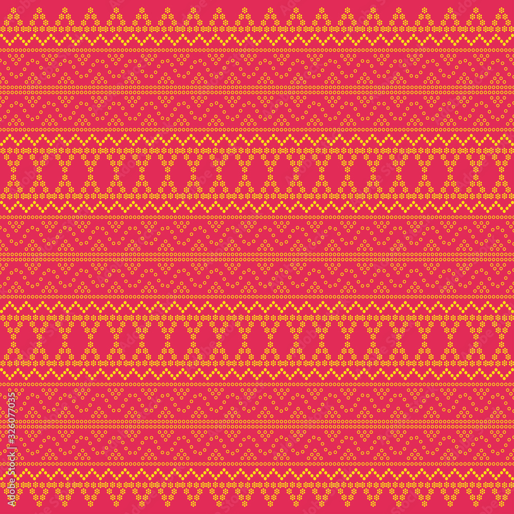 Seamless geometric ornamental pattern background. seamless traditional ...