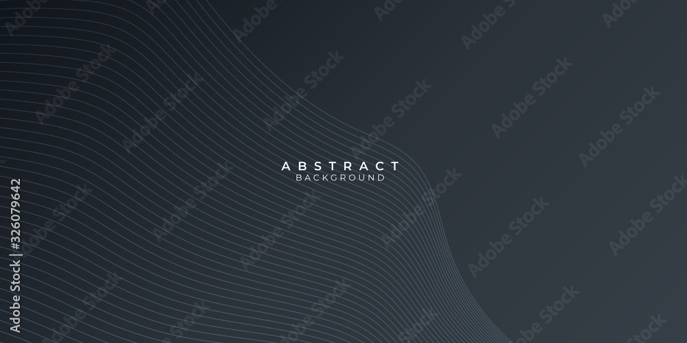 Black abstract presentation background with line pattern. Stock Vector ...