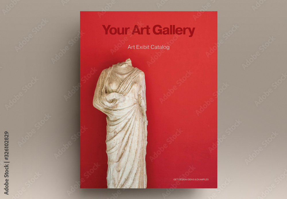 Art Catalog Layout Stock Template | Adobe Stock
