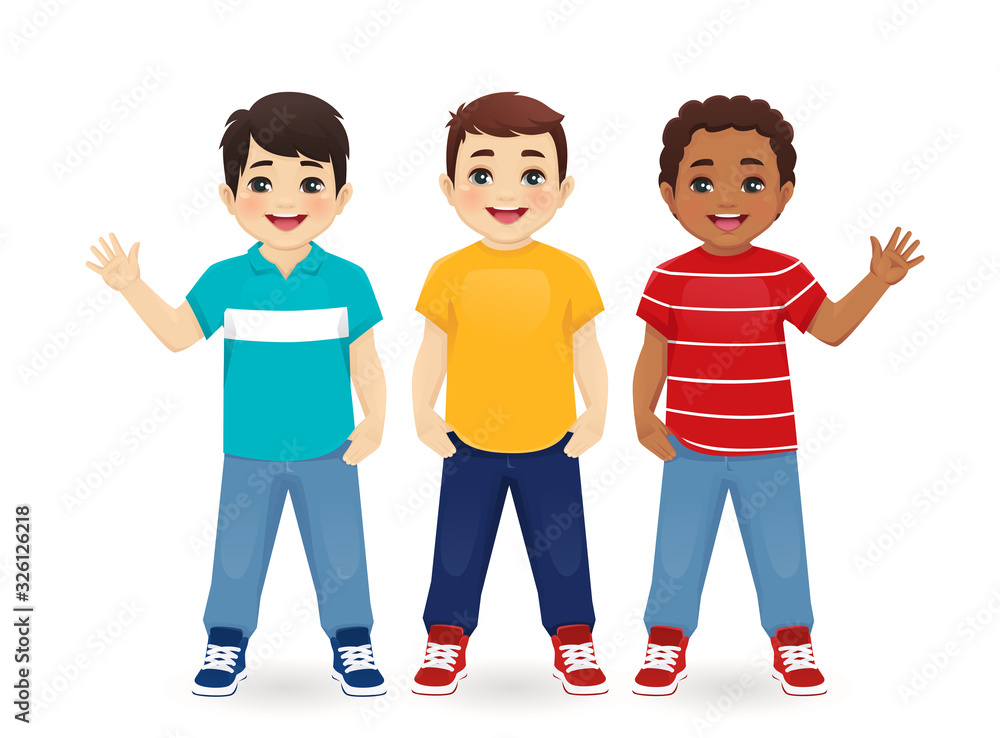 Boys Friendship Clipart