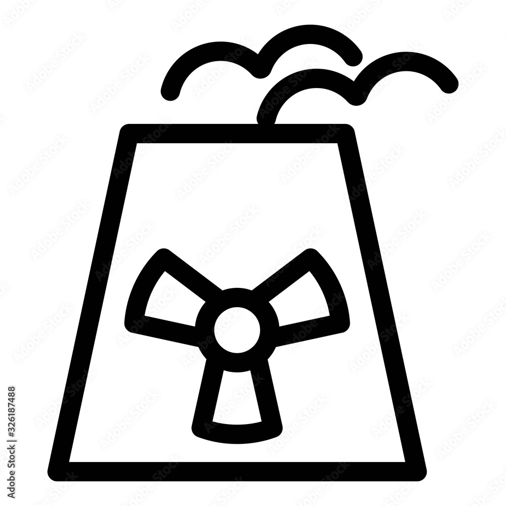 Nuclear Reactor Icon