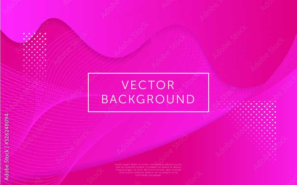pink abstract background with dinamic fluid shape for website, landing ...