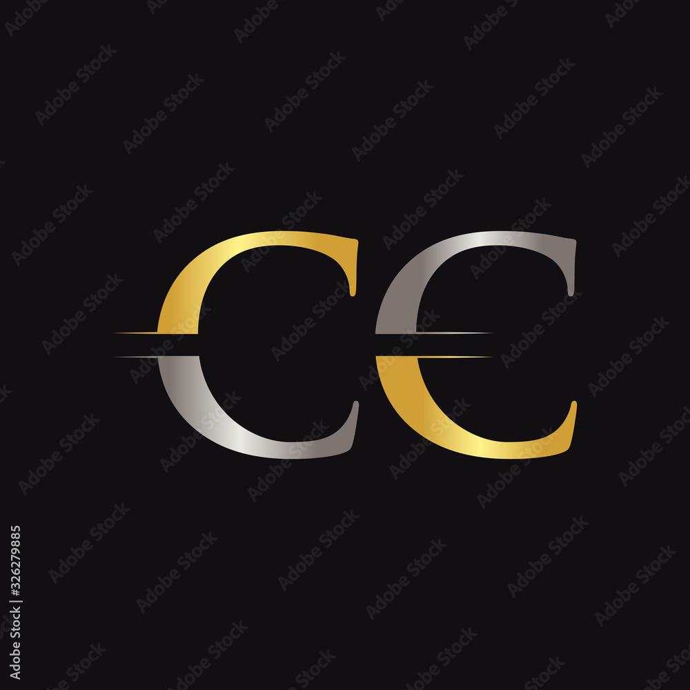 Initial CC Letter Logo With Creative Modern Business Typography Vector ...