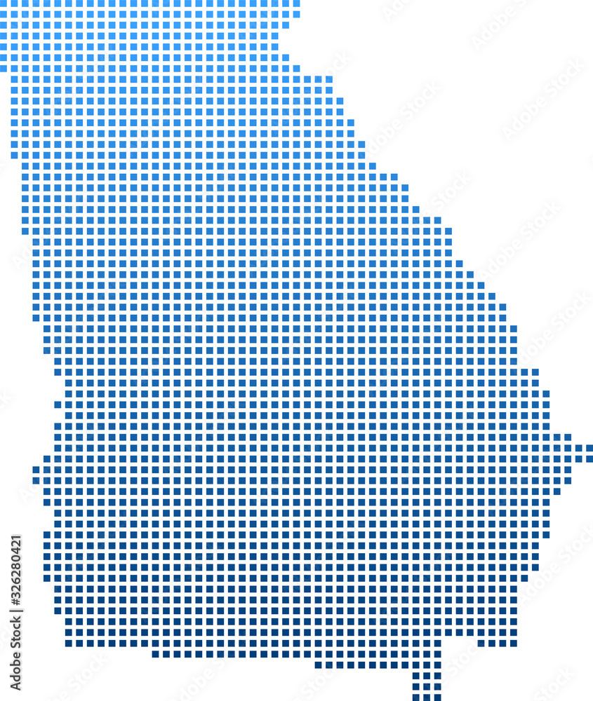 map of Georgia Stock Vector | Adobe Stock