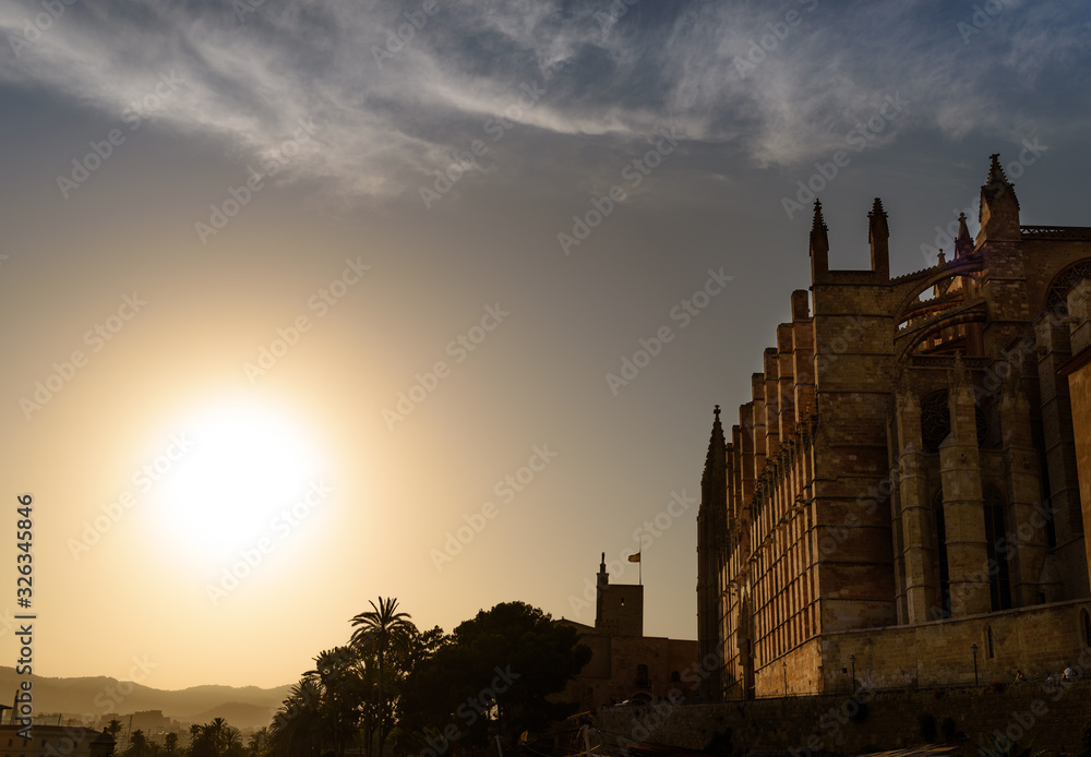 The Cathedral-Basilica of Santa María in Palma (Mallorca), a Gothic ...
