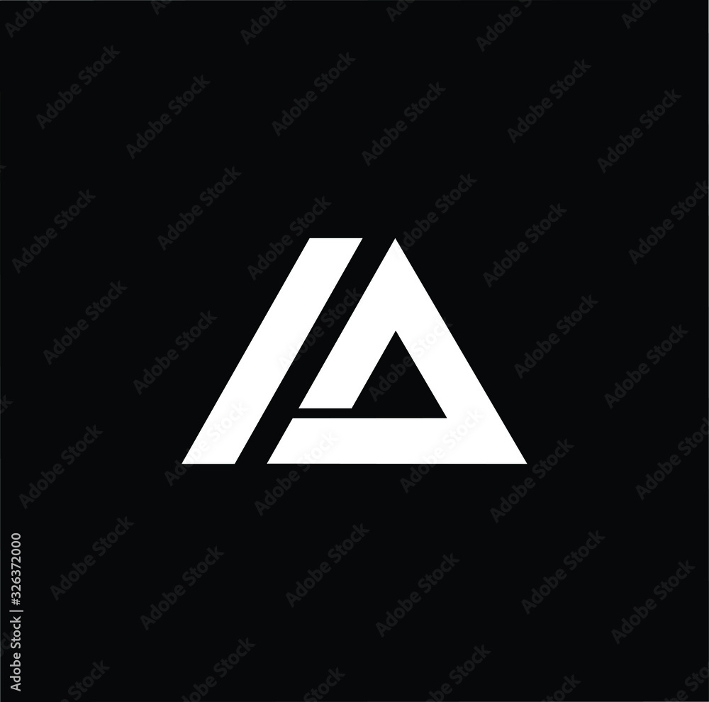 Professional Innovative Initial AI IA logo. Letter AI IA Minimal ...