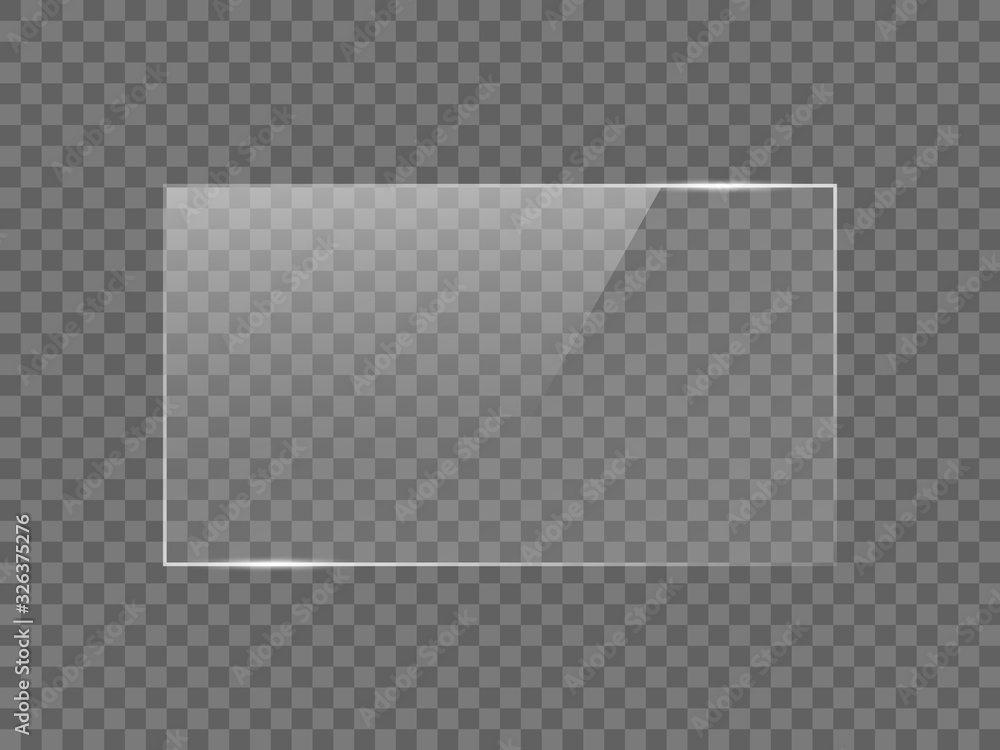 Vector Mirror Reflection Effect Texture For Glass Plastic Or Acrylic Window Png Rectangle