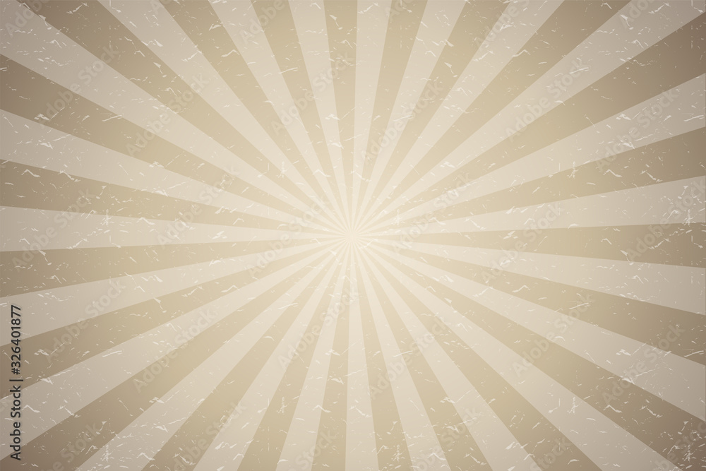 Sepia light rays background vector Stock Vector | Adobe Stock