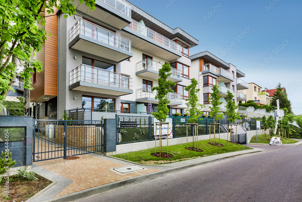 Full length view of rental apartment business Stock Photo | Adobe Stock