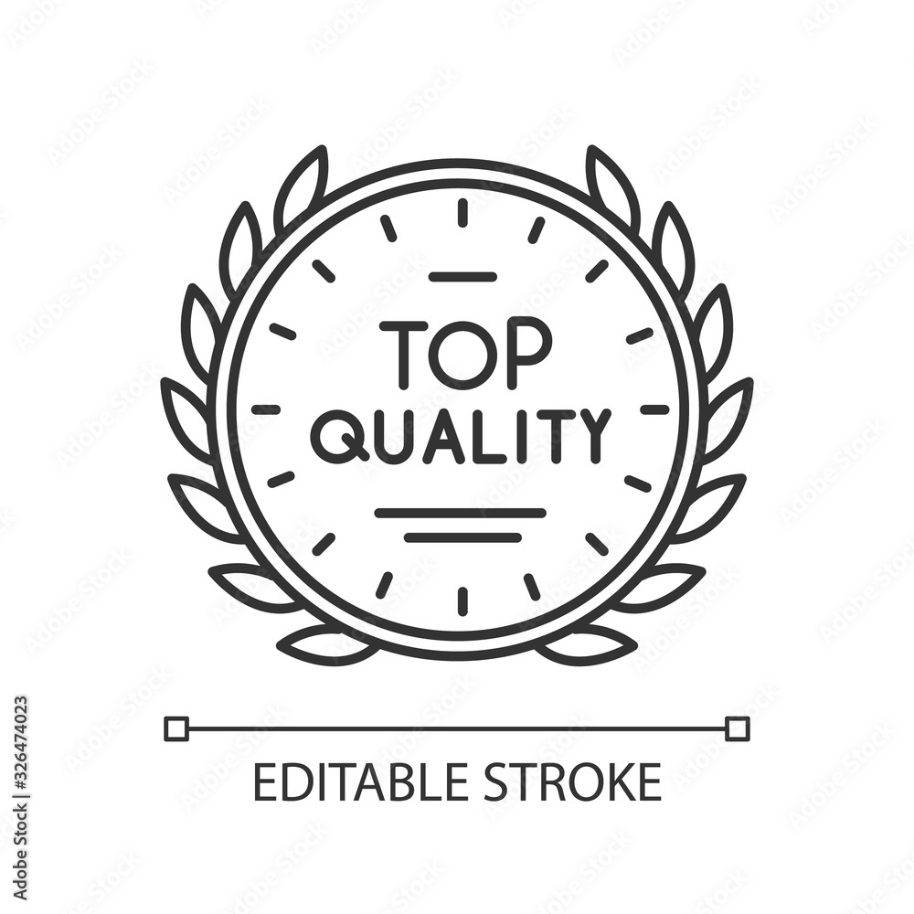 Top quality pixel perfect linear icon. Thin line customizable ...