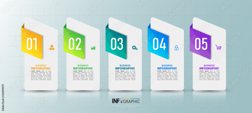 infographic template. Stock Vector | Adobe Stock