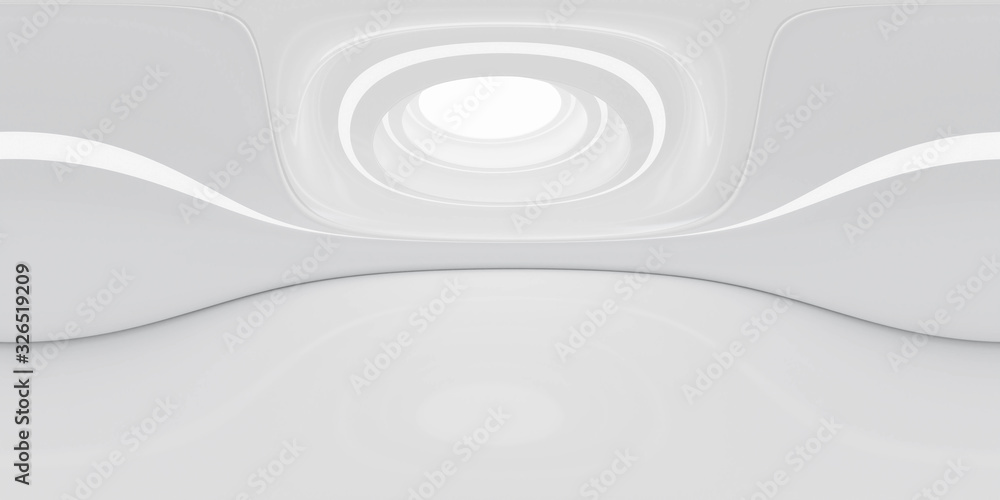 Full 360 degree equirectangular panorama hdri of modern futuristic ...