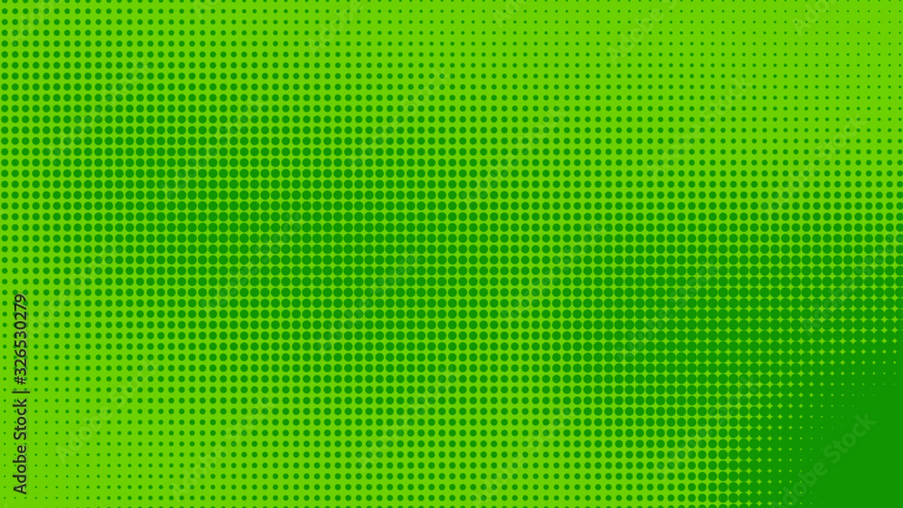 Dots halftone green color pattern gradient texture with technology ...