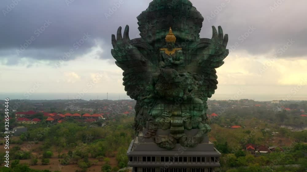 Garuda Wisnu Kencana statue. GWK 122-meter tall statue is one of the most recognizable symbol ...