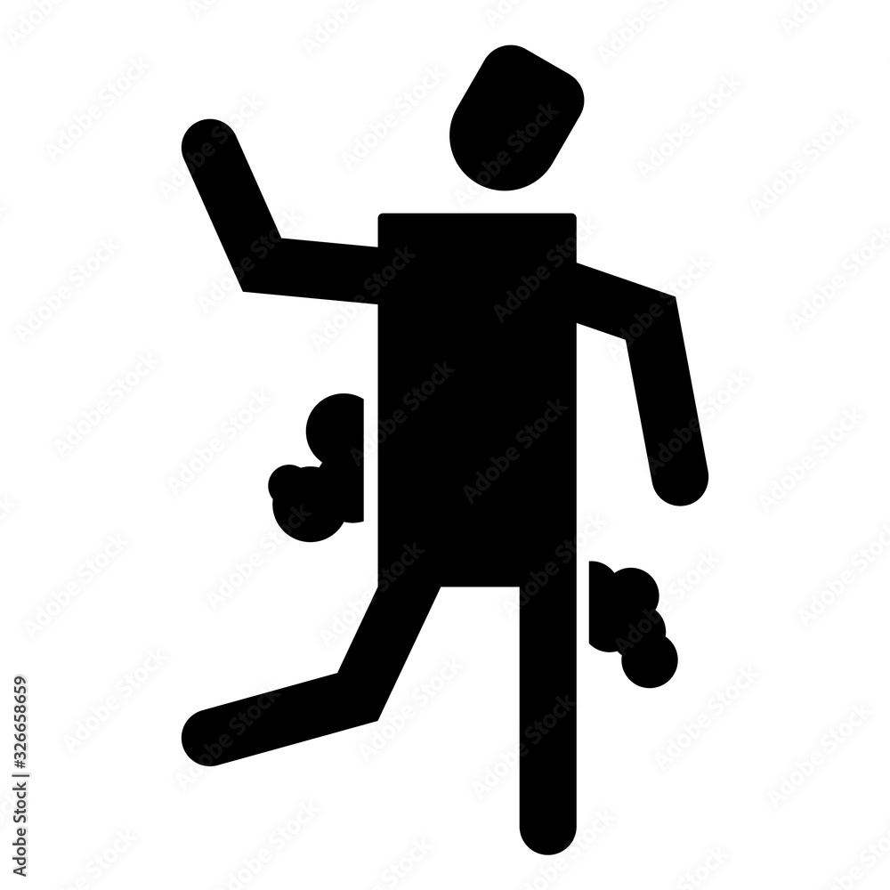 Dead Body Outline Vector