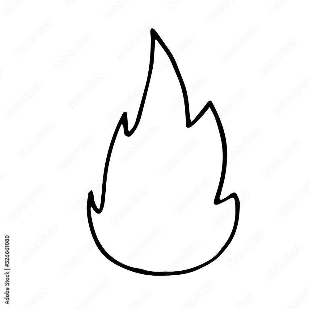 Fire Flames Coloring Pages