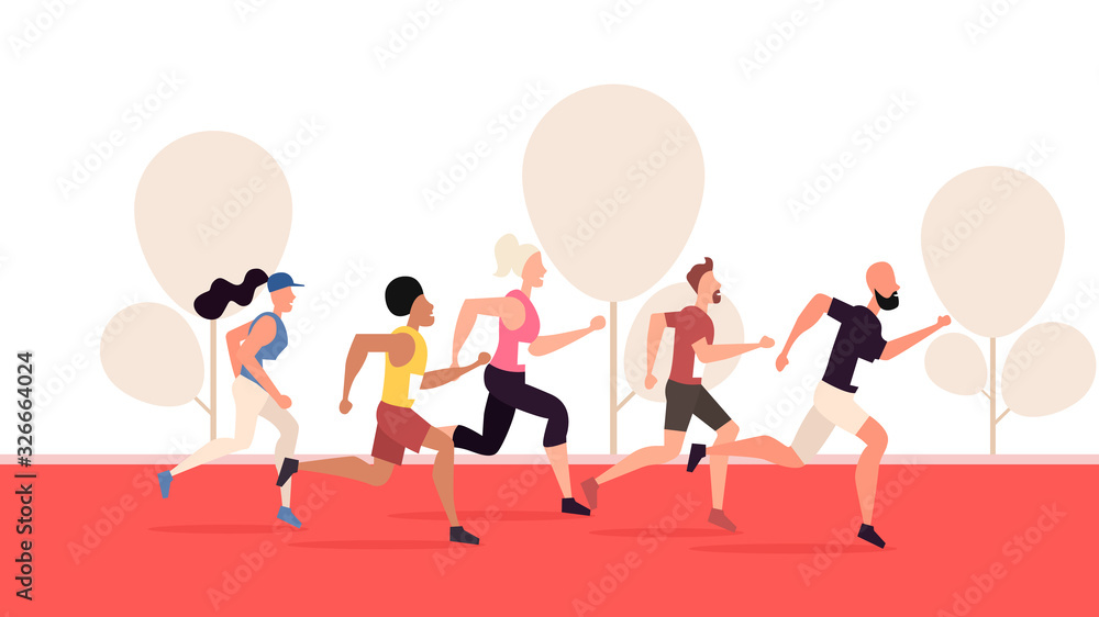 Cartoon Person Sprinting