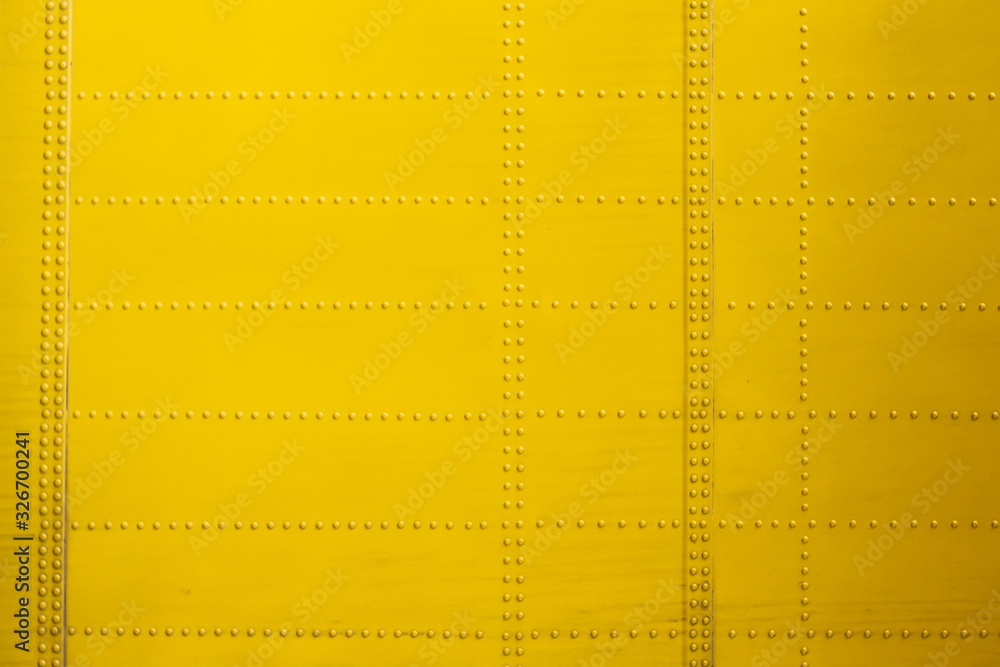 Yellow aircraft fuselage or wing, aviation texture background Stock ...