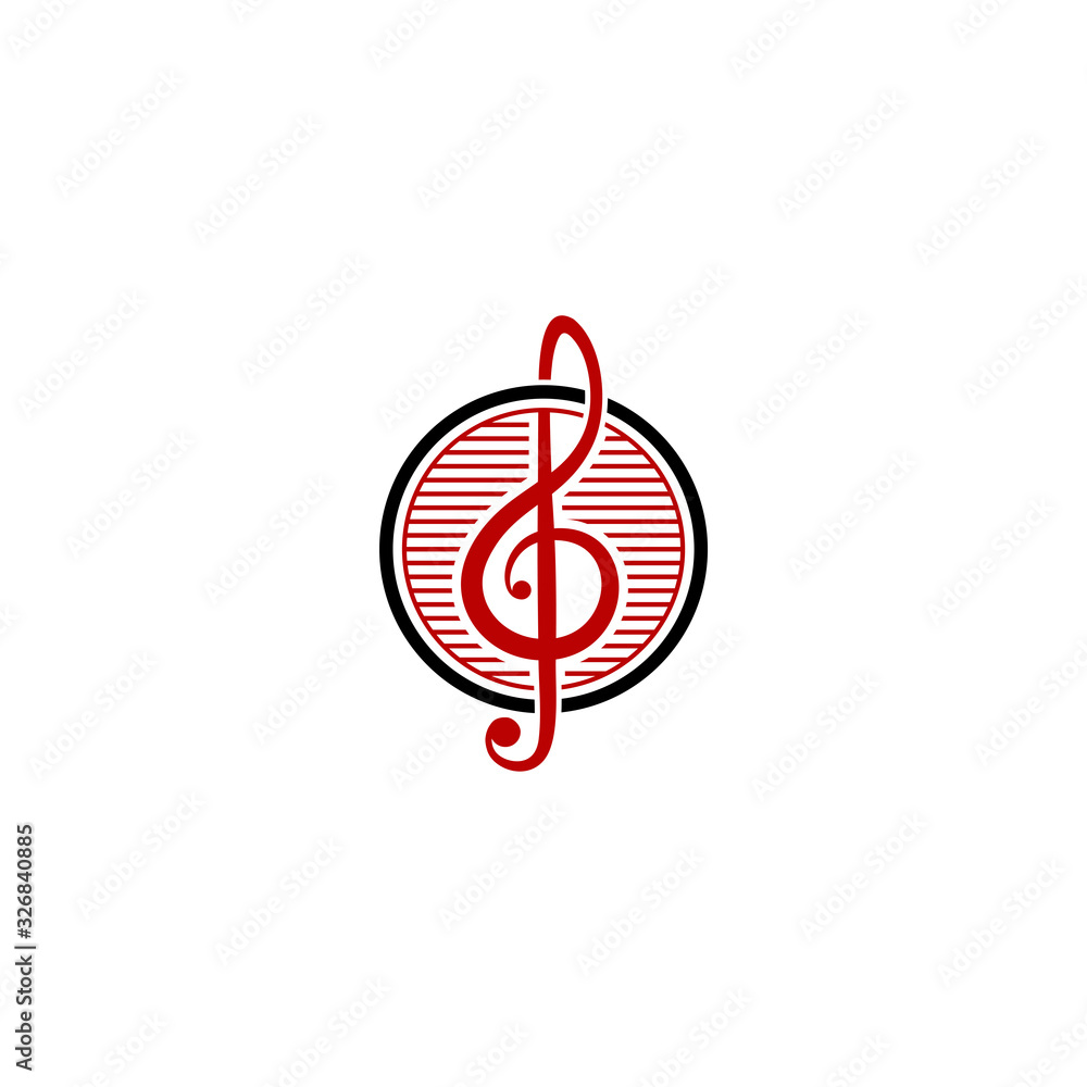 Music Logo Design Template. Music Note Sign. Musical Symbol. Creative ...