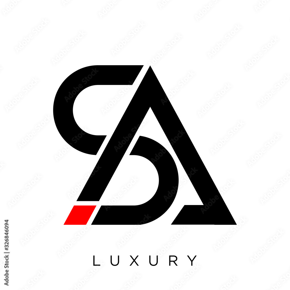 sa logo design vector icon Stock Vector | Adobe Stock