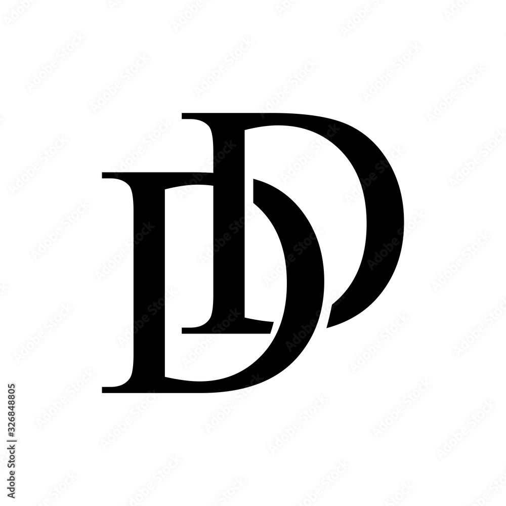 dd logo design icon Stock Vector | Adobe Stock