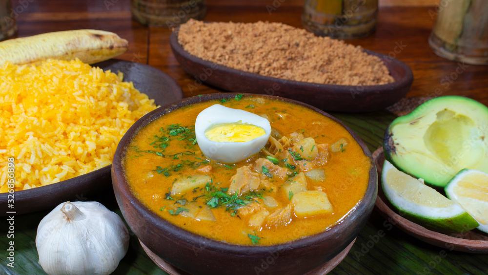 Guatita, typical food of the Ecuadorian coast. This dish consists of a ...