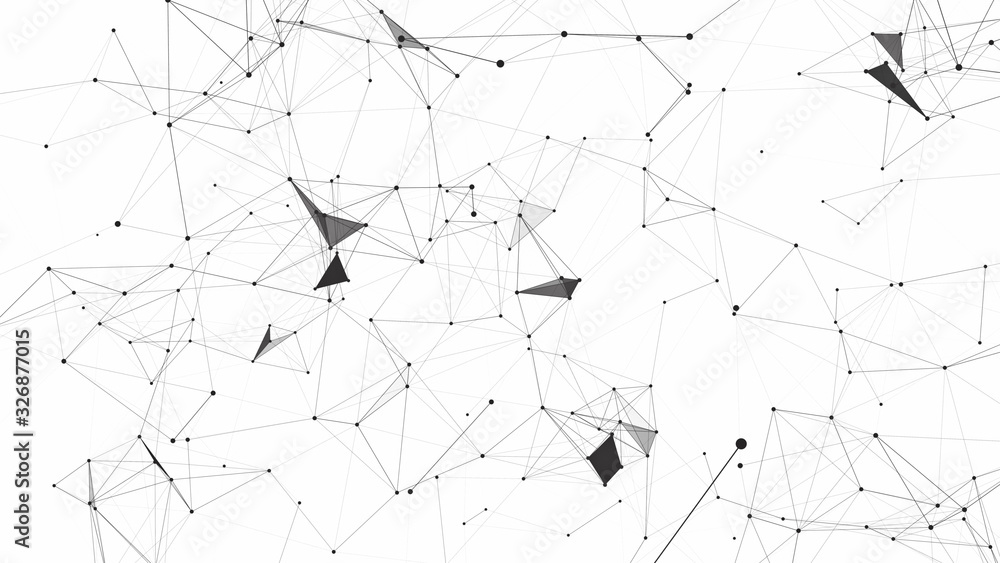 Abstract dot points connections illustration background transformation ...