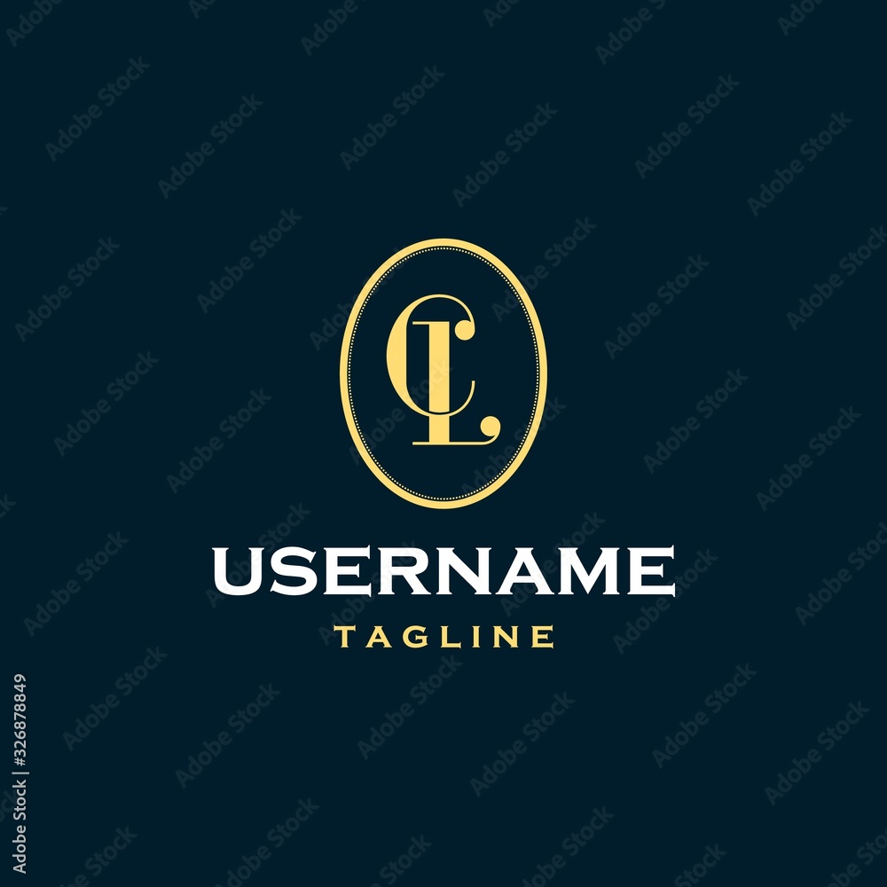 letter cl luxury logo design inspiration . letter CL logo design ...