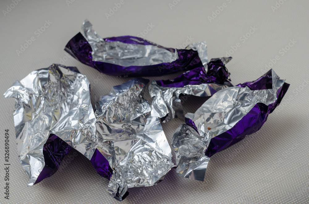 Empty Candy Wrappers