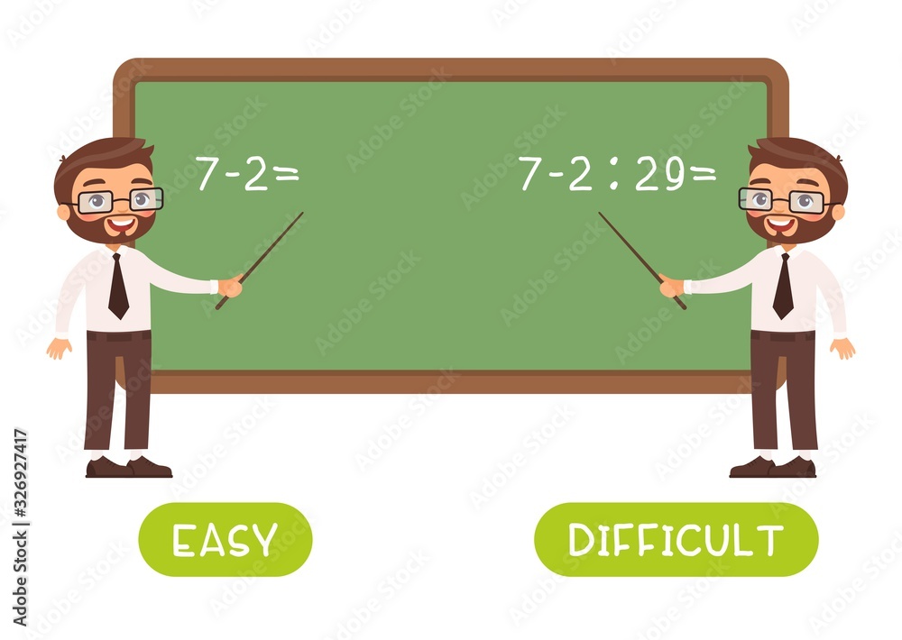 Easy Difficult Clipart