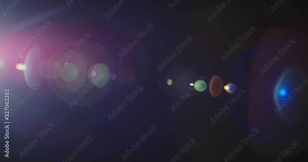 Light Leak Cine Lens 20mm Lens Flares for Film and Movie. Bright Lens ...