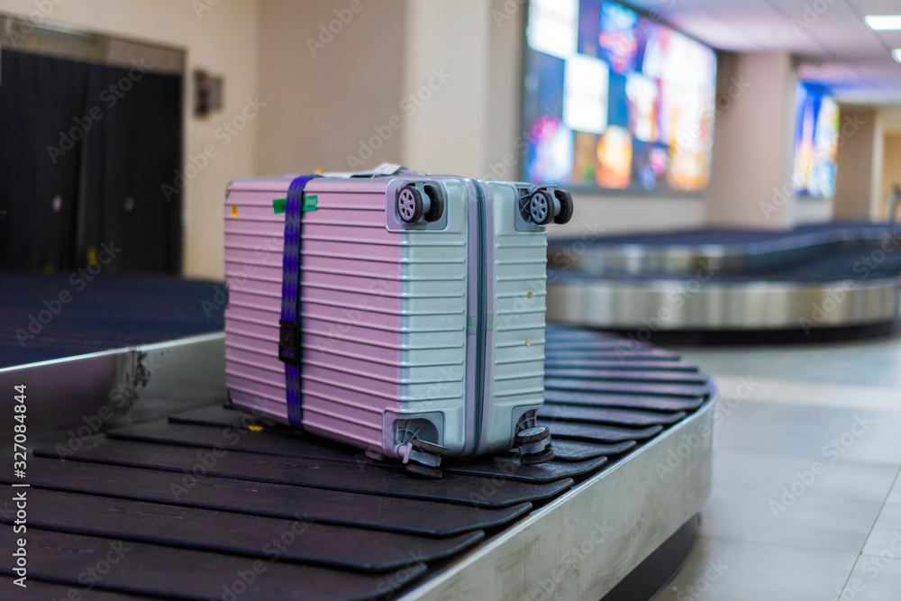 luggage at Point of checking the luggage scanner. Baggage check-in ,X ...
