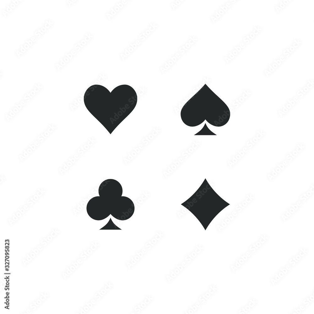 Ace cards icon template color editable. Ace cards symbol vector sign ...