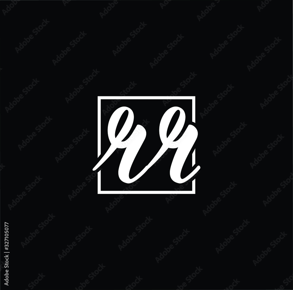 Initial based modern and minimal Logo. RR letter trendy fonts monogram ...