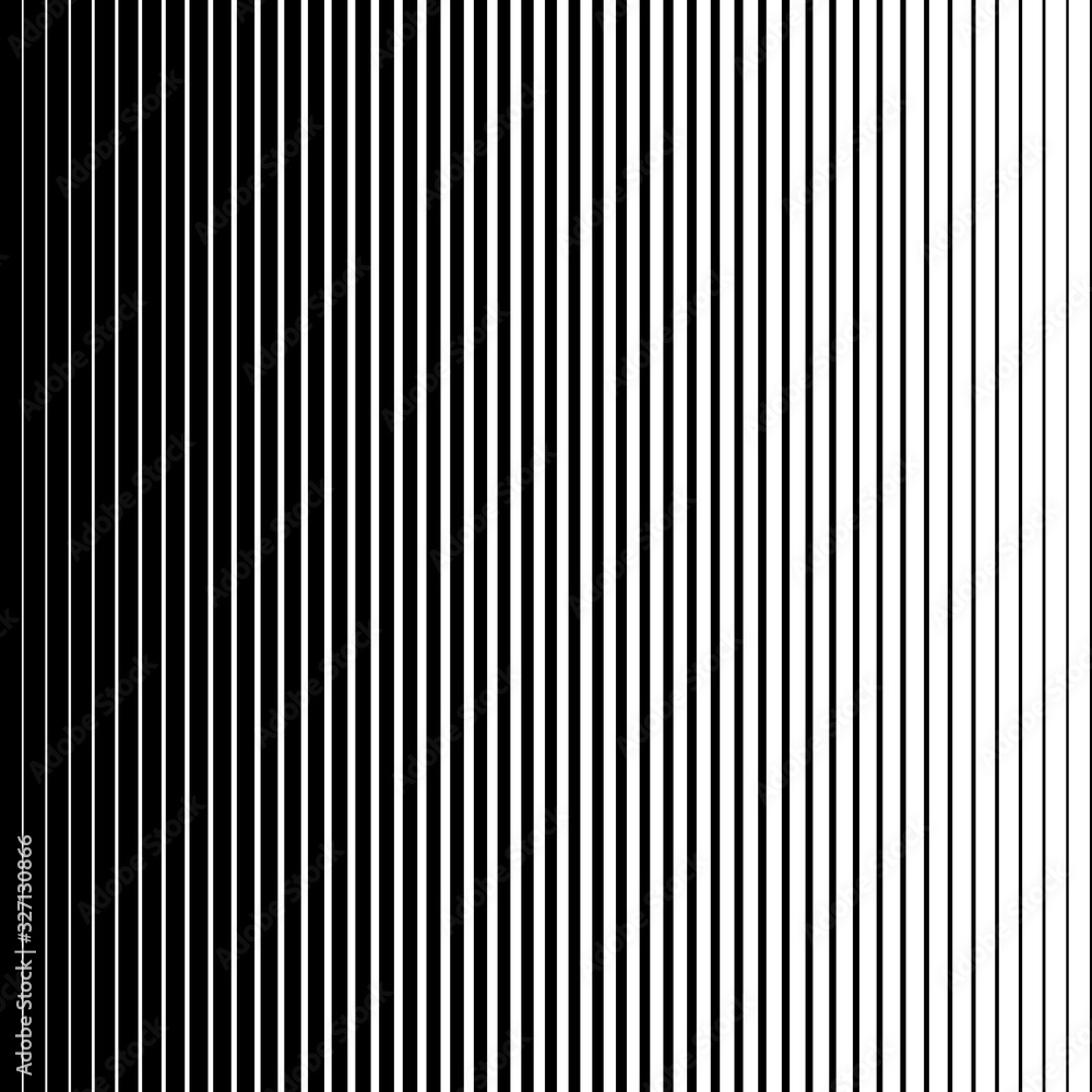 Vertical speed line halftone pattern thick to thin. Vector illustration ...