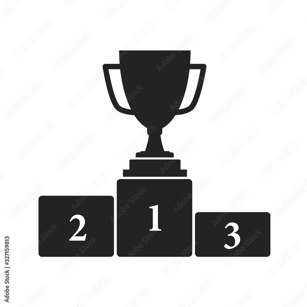 First prize gold trophy icon, trophy, winner, first prize, runner-up ...