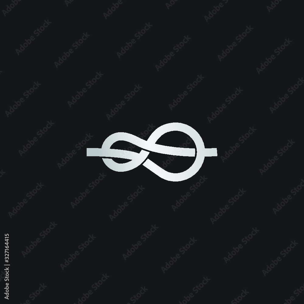 Infinity symbol limitless sign logo. vector design the infinity rope ...