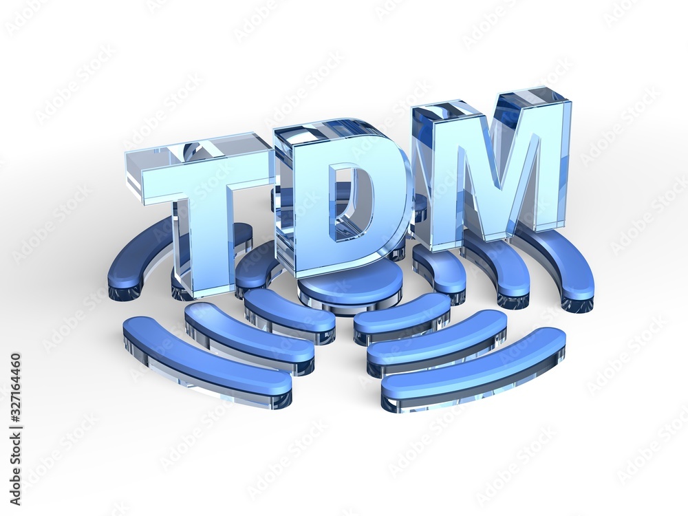 TDM acronym (Time-division multiplexing) Stock Illustration | Adobe Stock