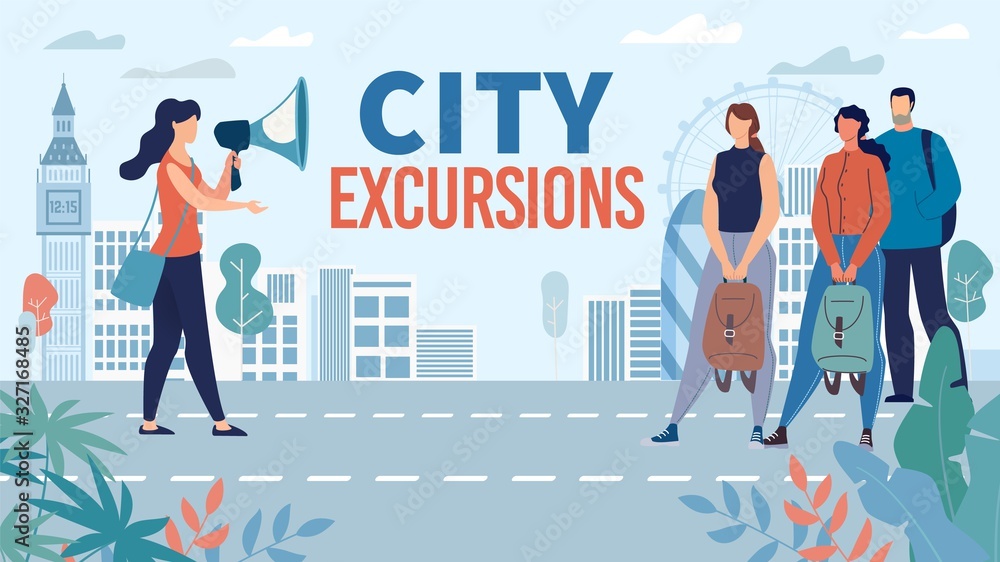 Group Walking Tour City Excursion with Personal Guide Advertisement ...