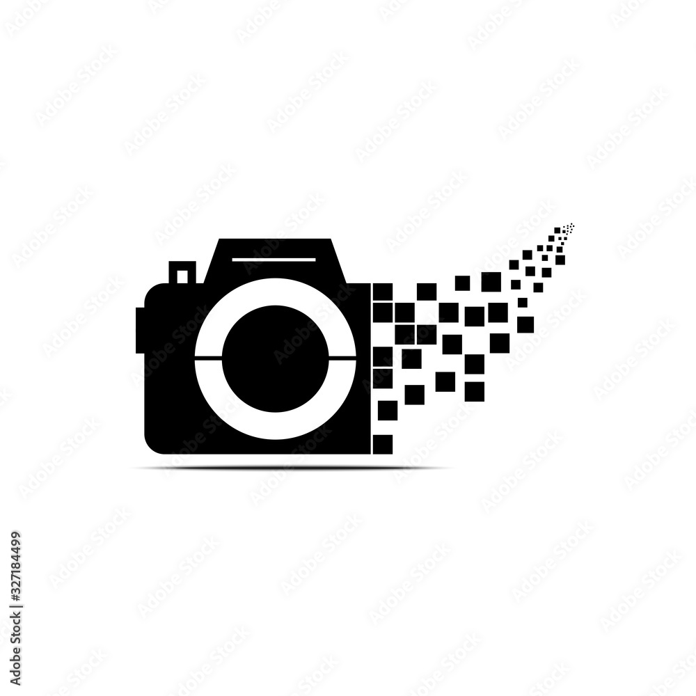 camera logo,pixel art design,vector illustrations Stock Vector | Adobe ...