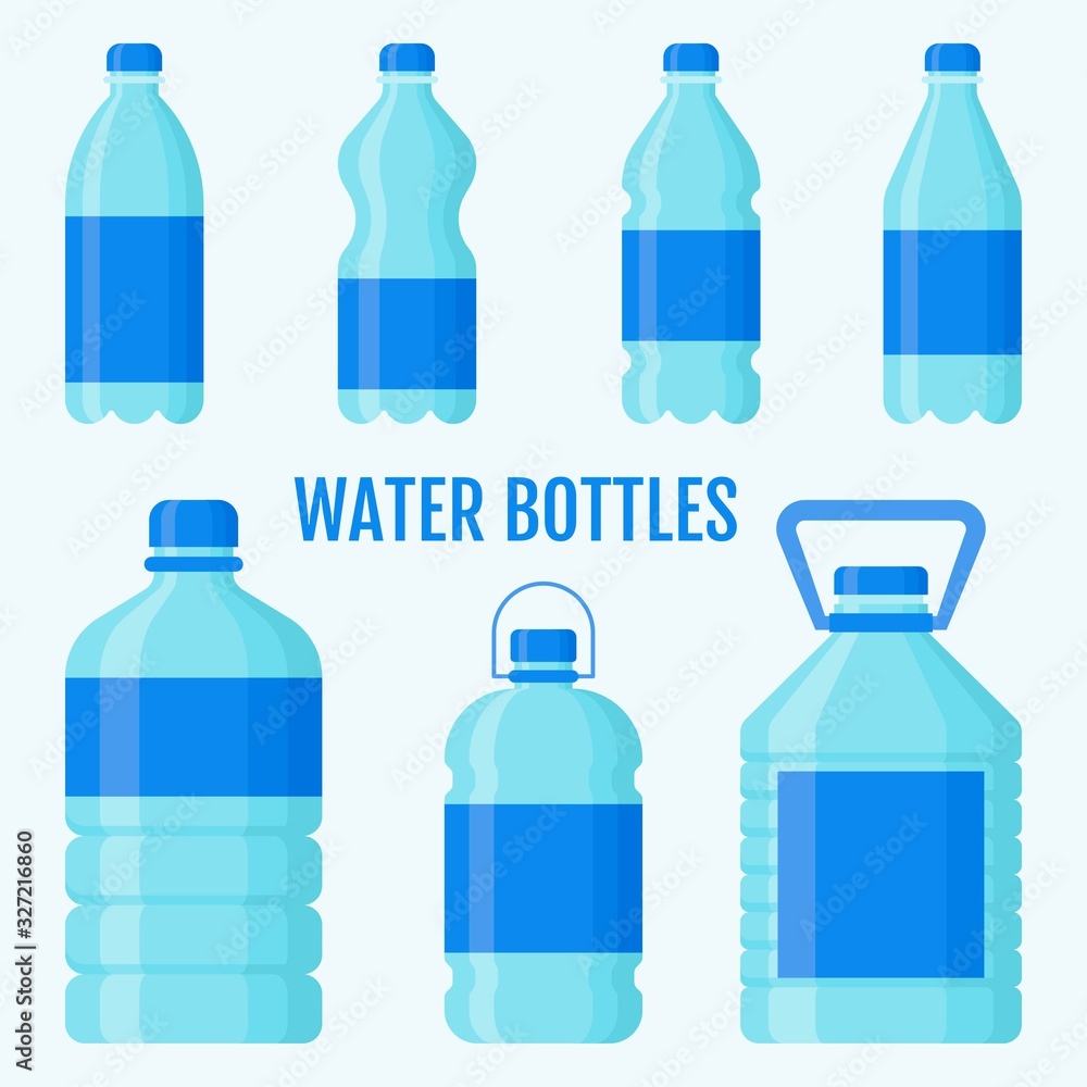 bottles related plastic water bottles in large and small size with caps ...